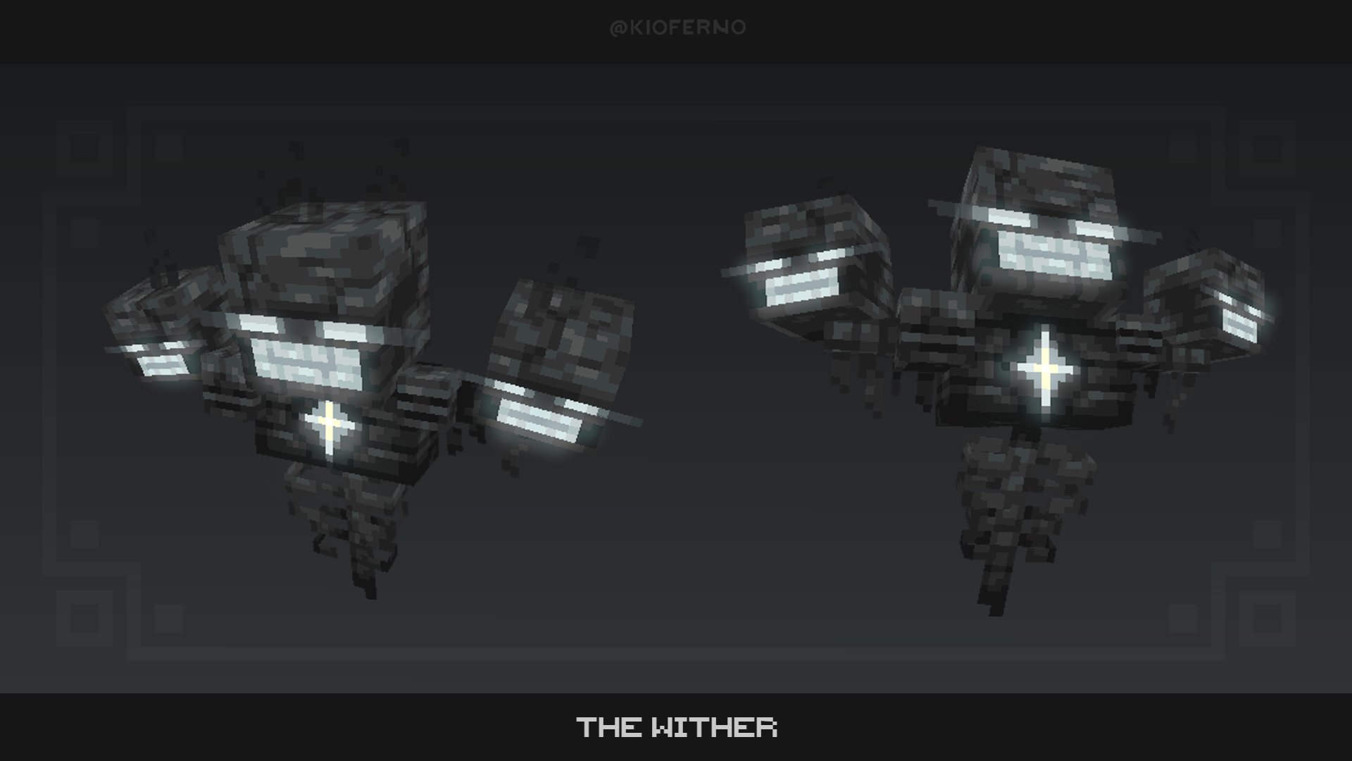 Minecraft Wither Boss Wallpaper