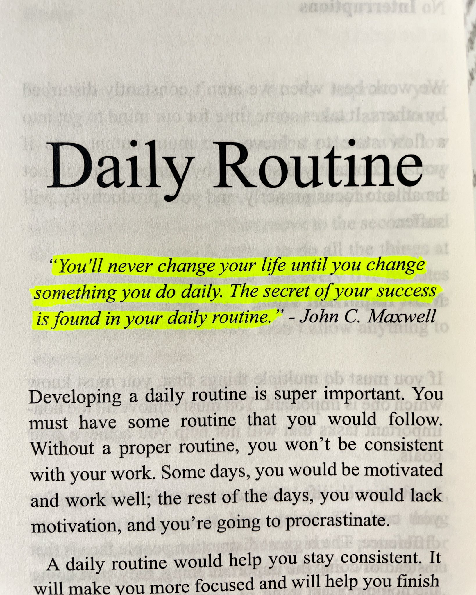 Morning Routine Quotes