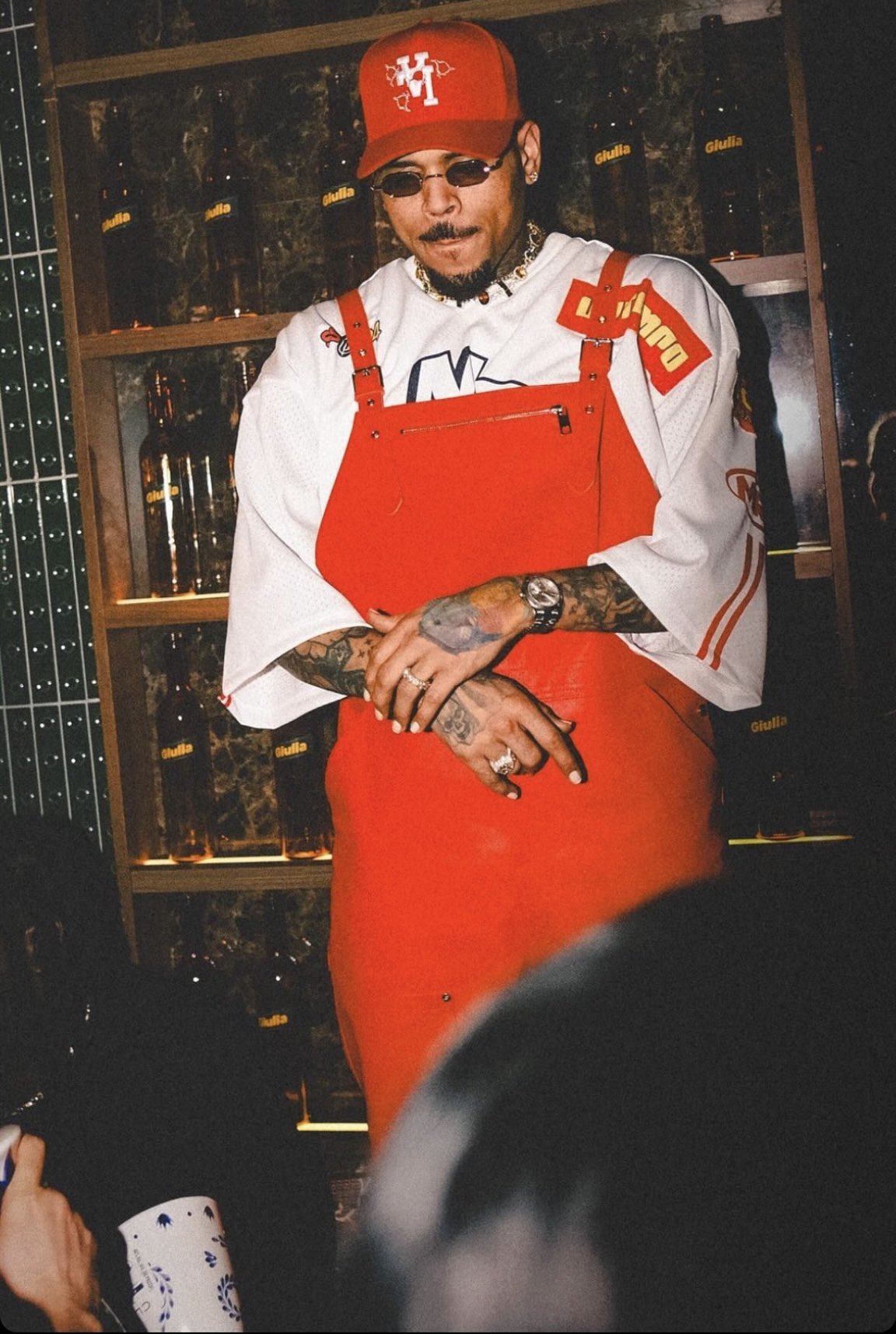 Chris Brown Overalls Men