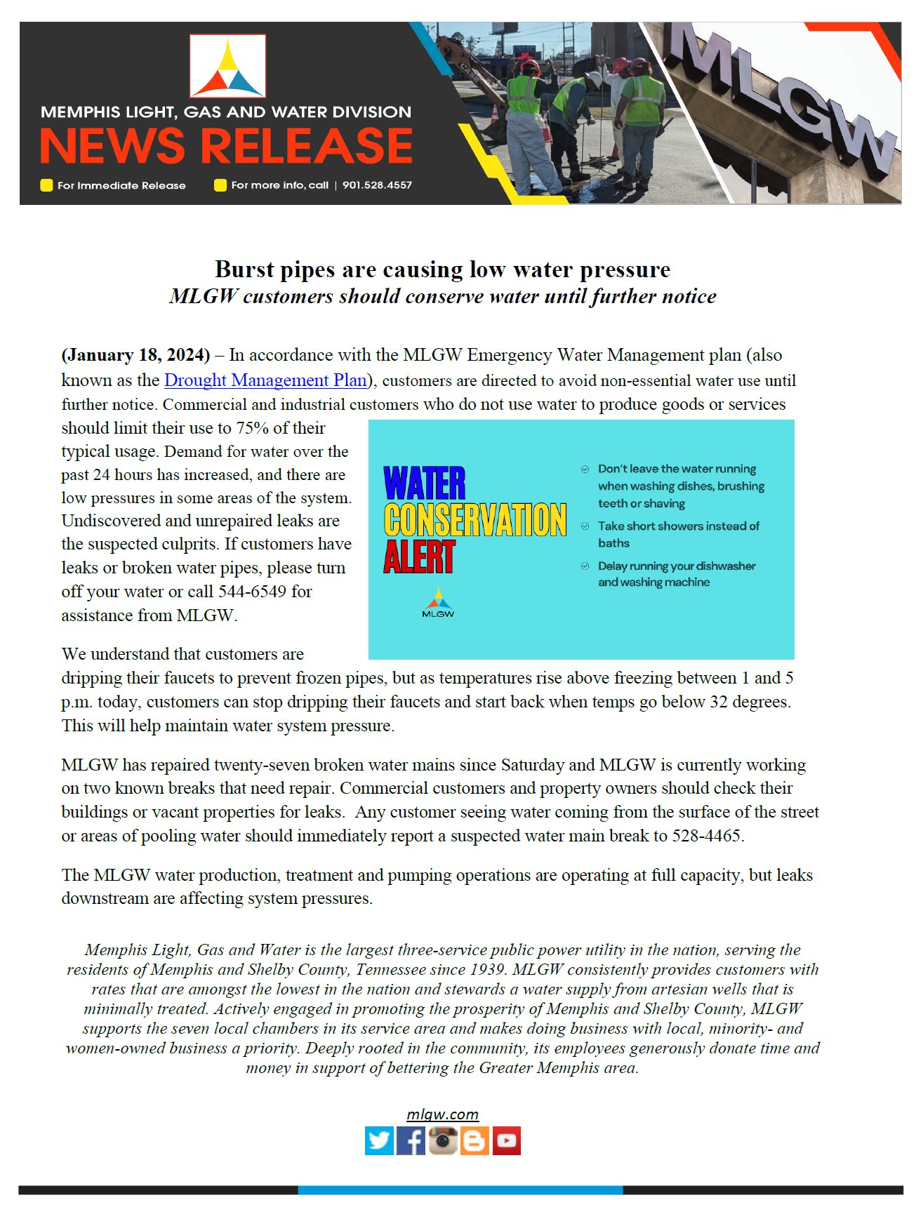 Memphis Light Gas And Water