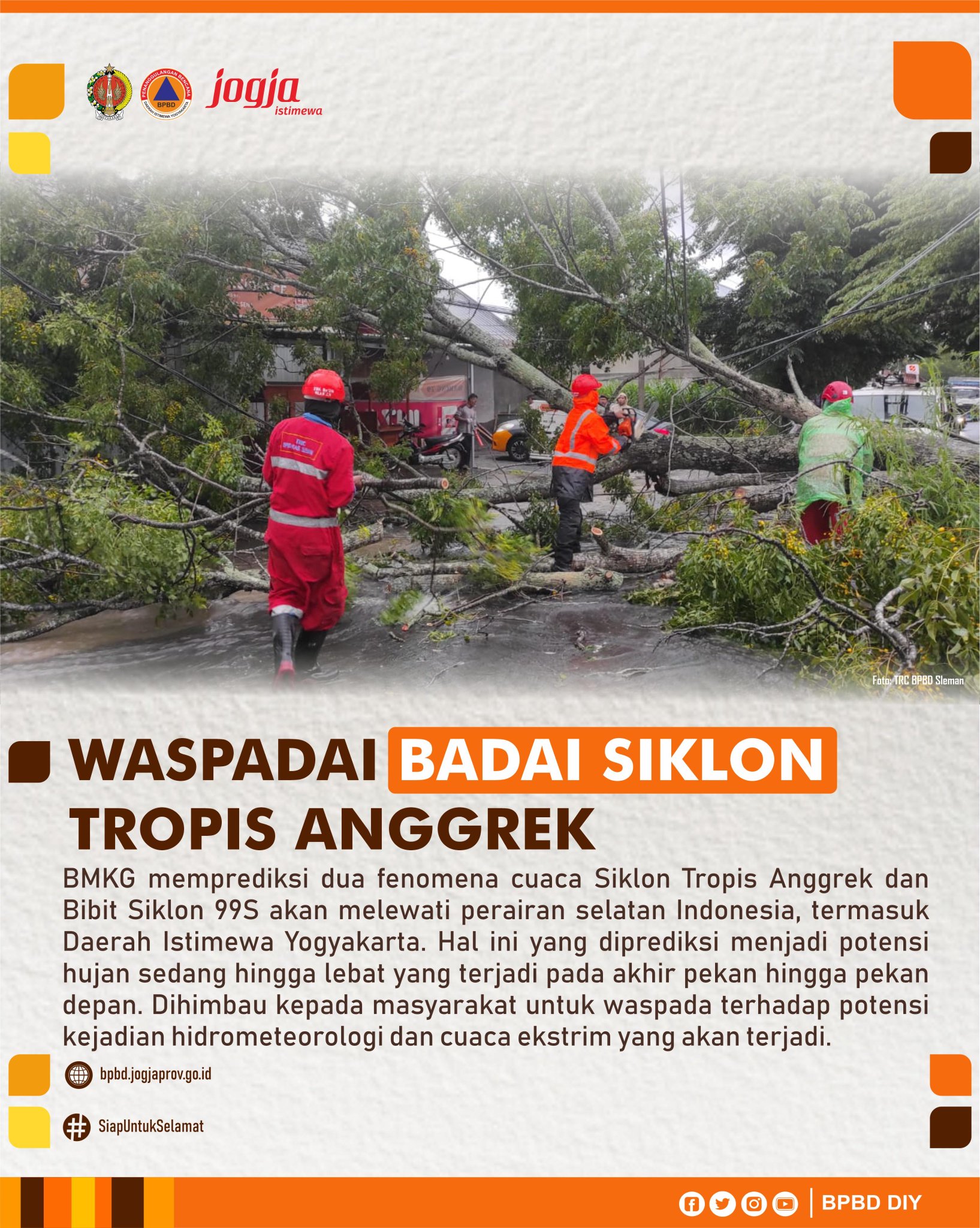 Bpbd Yogyakarta Logo Pemda DIY Tutup Posko Covid 19, BPBD Susun