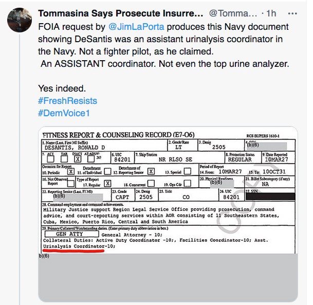 Was DeSantis really a Navy Fighter Pilot ? Ummmmm... - Democratic ...