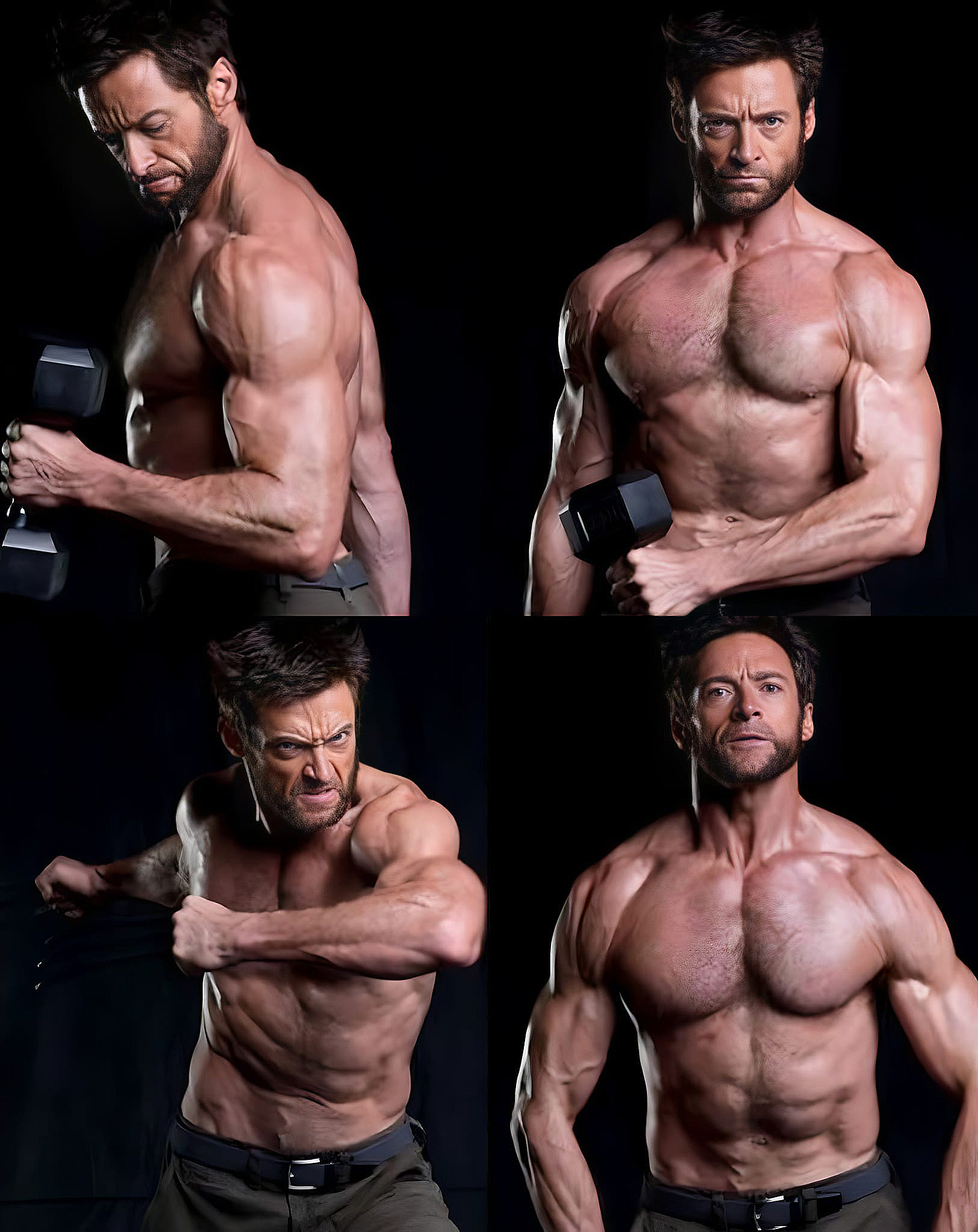 Hugh Jackman Ripped 2024