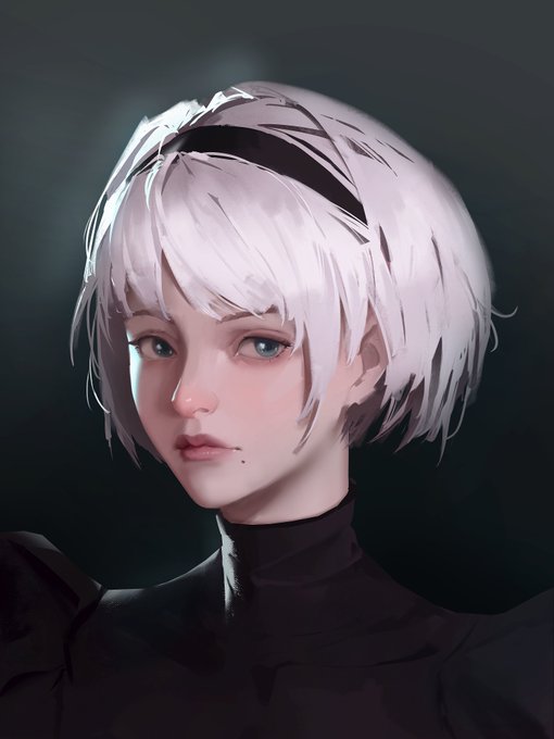 「2B」のTwitter画像/イラスト(新着))
