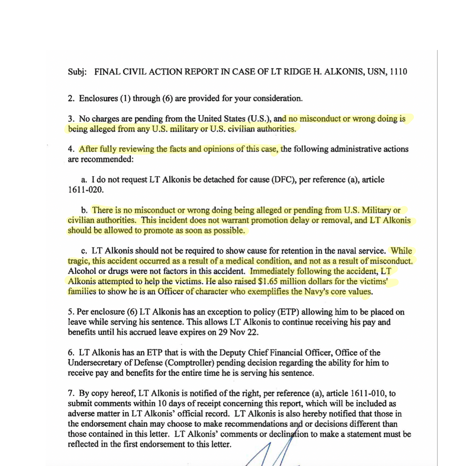 Usmc Exception Request Letter