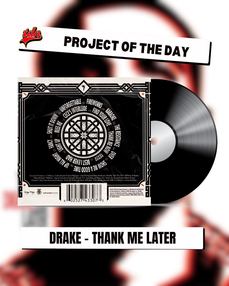 Drake Thank Me Later Tracklist