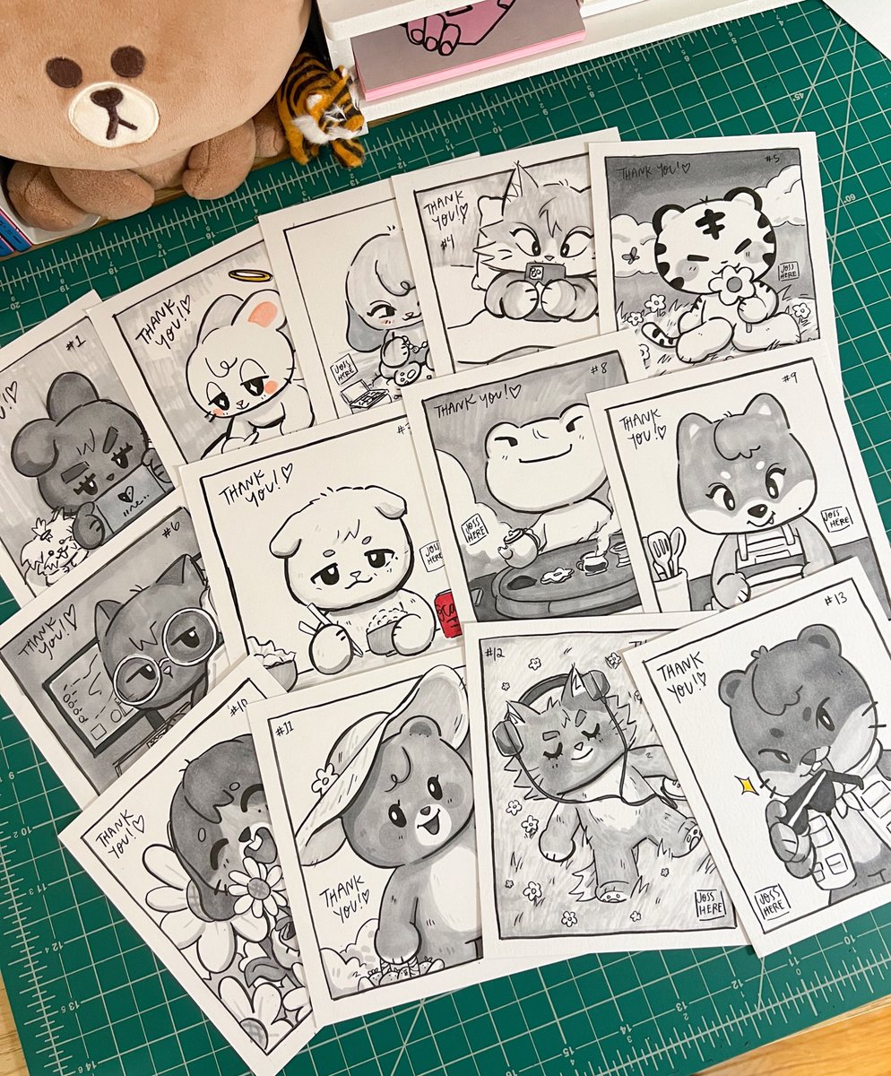 「13 little drawings for 13 random people 」|joss ☻のイラスト