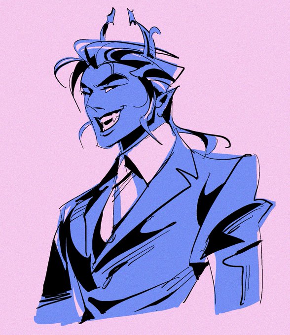 「blue skin upper body」 illustration images(Latest)