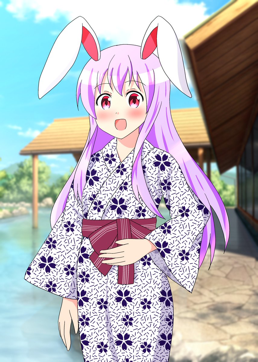 reisen udongein inaba 1girl solo animal ears rabbit ears japanese ...