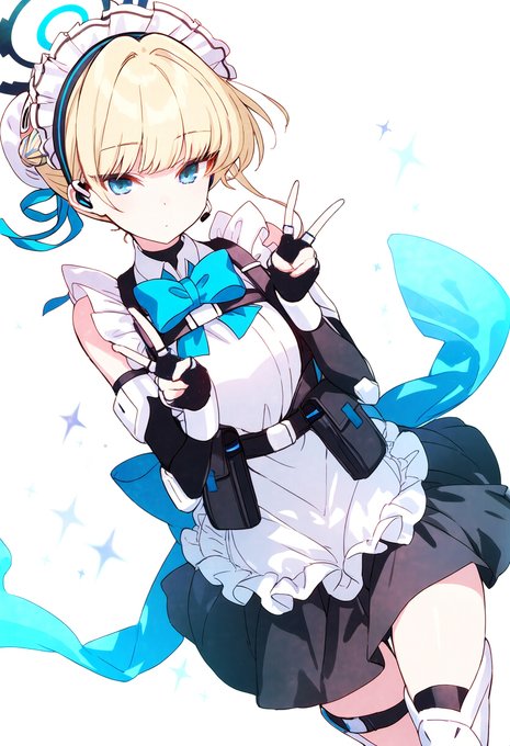 「toki (blue archive) maid apron」Fan Art(Latest)