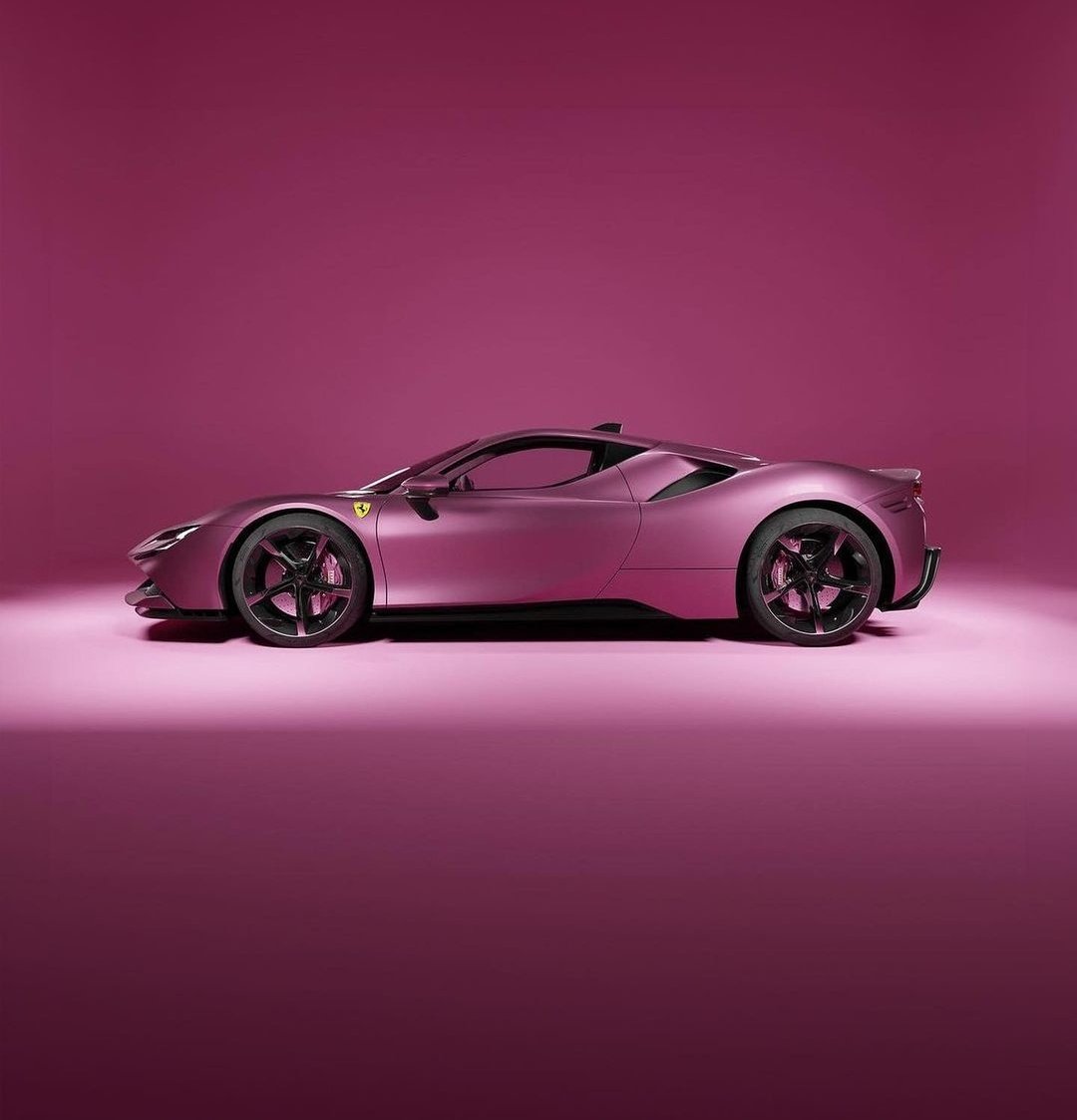 Hot Pink Farrari Veloce Ferrari 458 Italia LB Performance Pink Resin