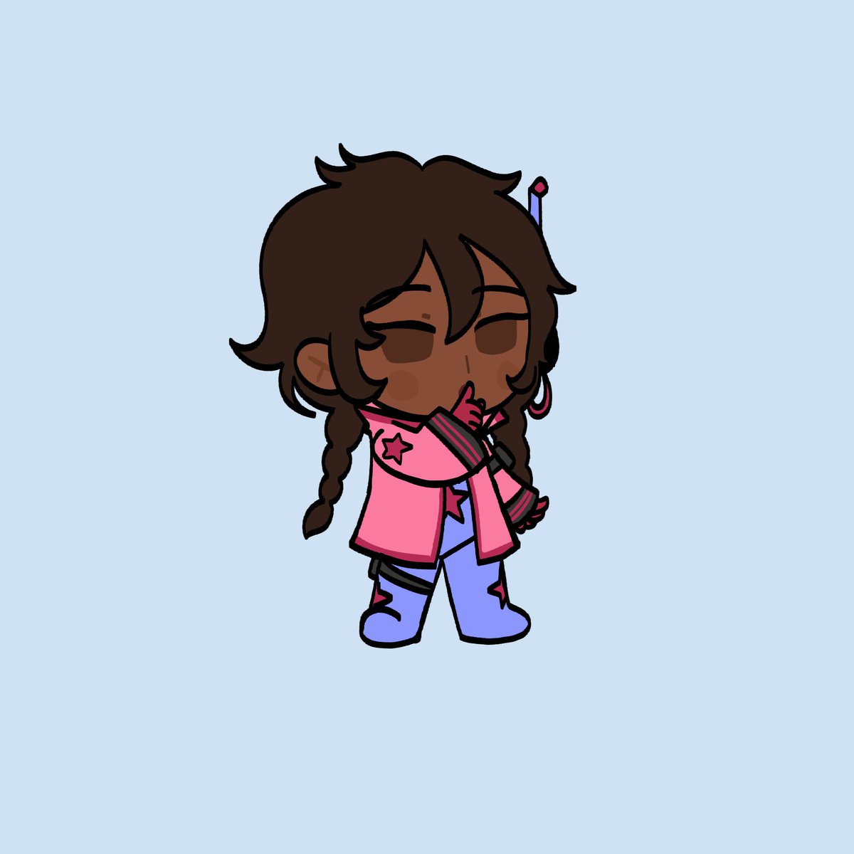 「chibi comms done thank you so much!」|naga 💖COMMISSIONS OPENのイラスト