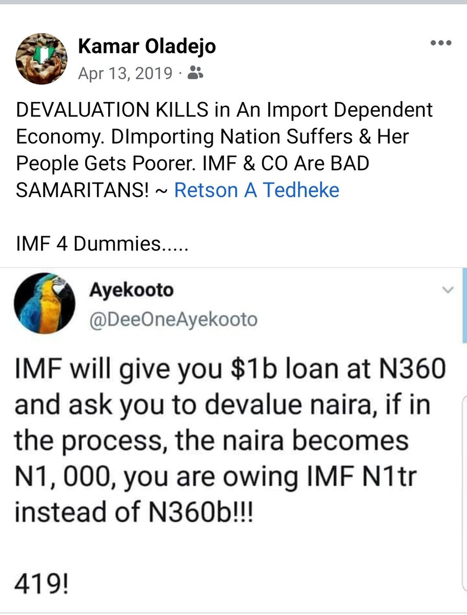 Devaluation As A Tool of Internal Socio Economic Sabotage! By Retson AO ...