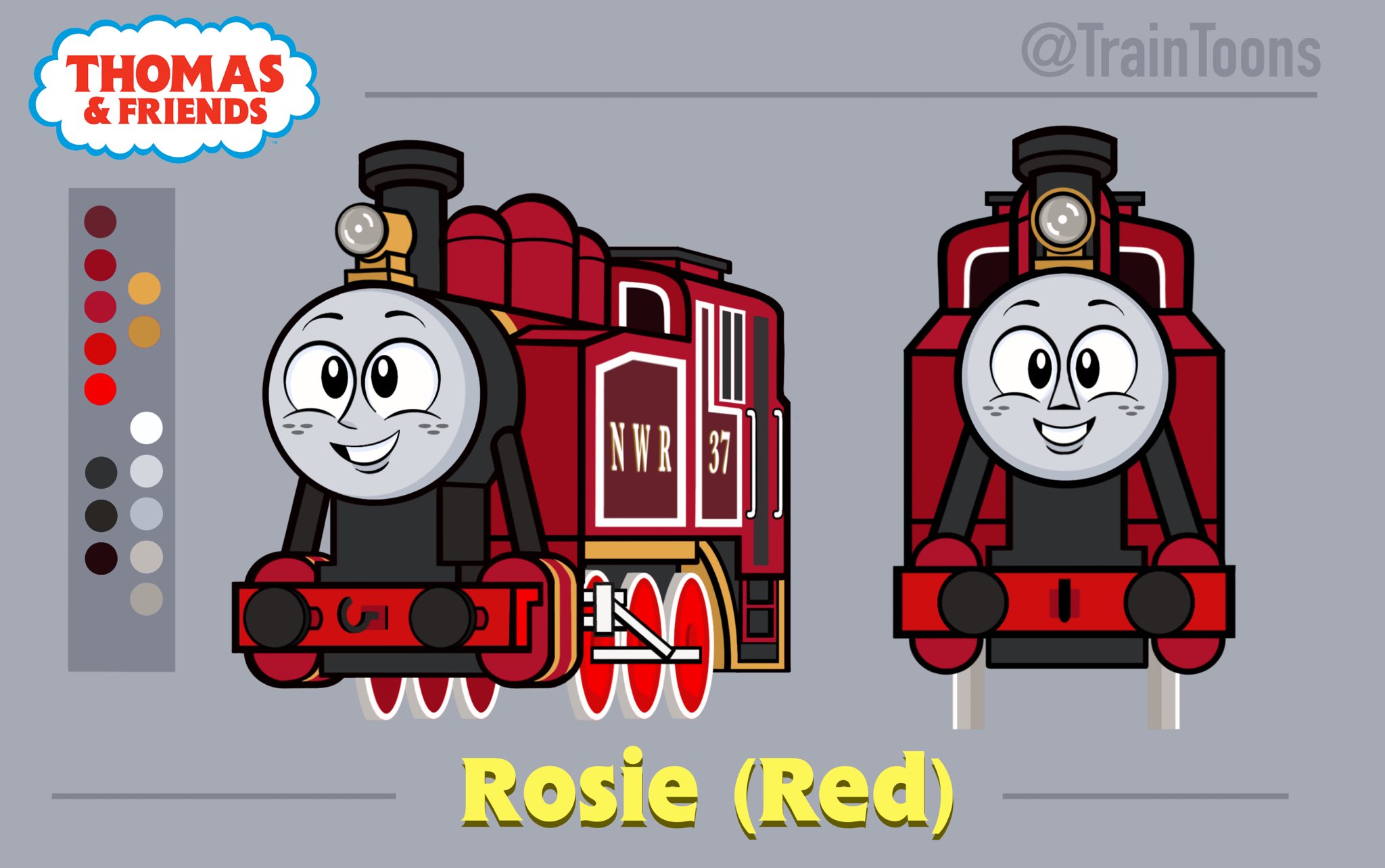 Templates Thomas The Train Color