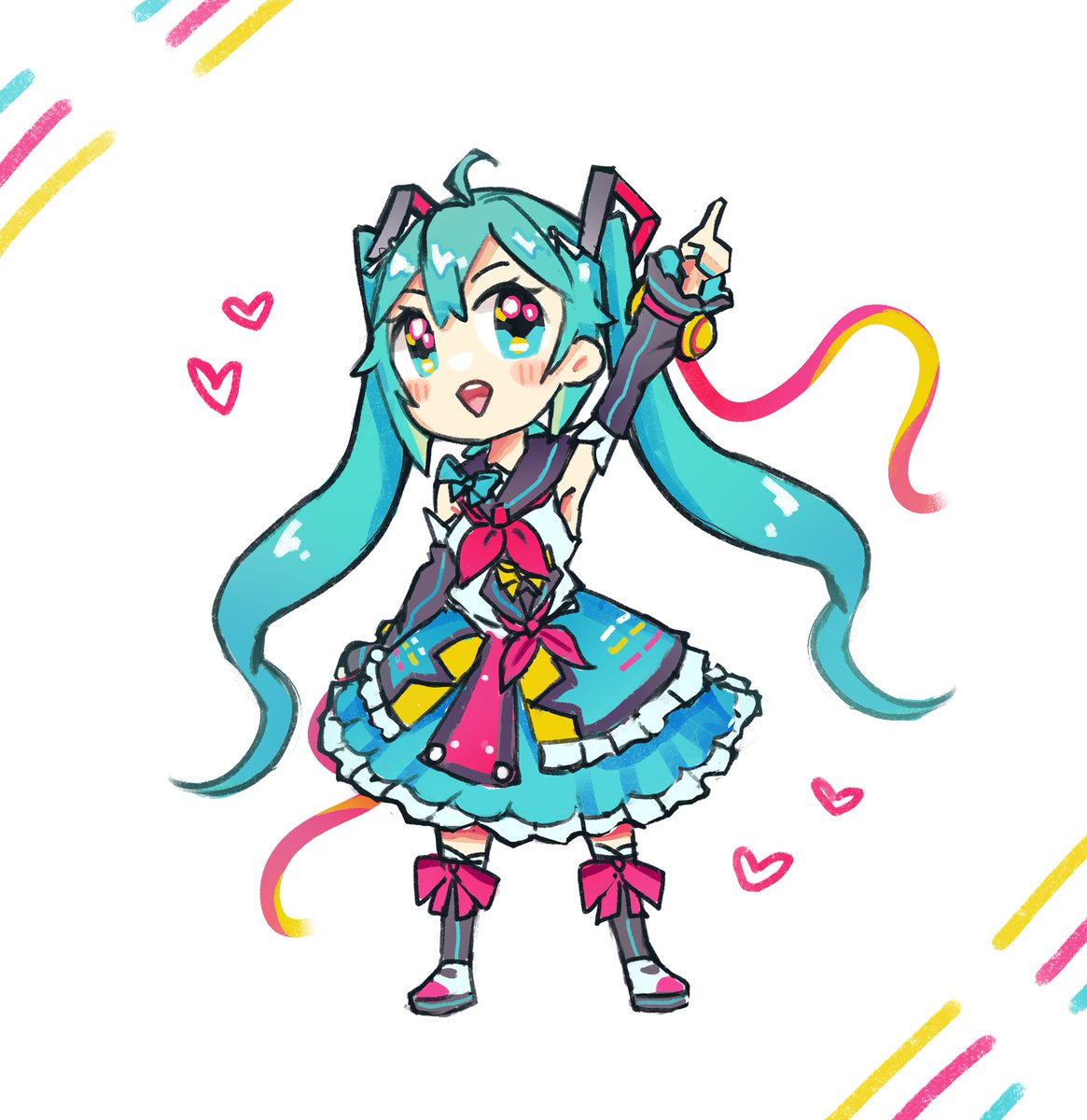 初音ミク ,null 「Magical Mirai Miku ! 」|meekieのイラスト