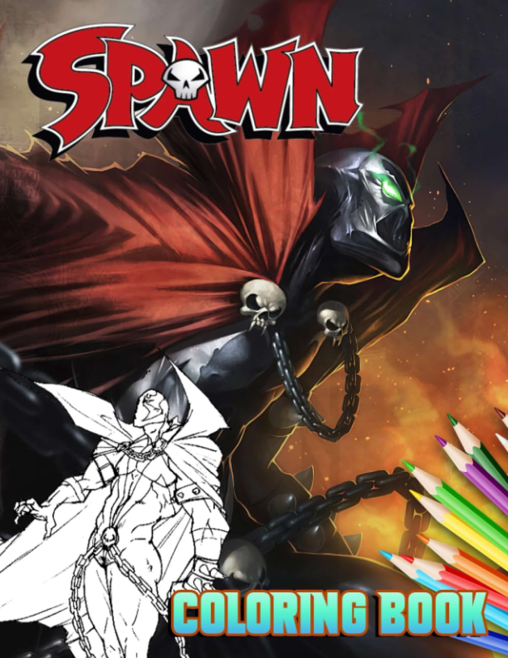 Spawn Coloring Pages [2025]