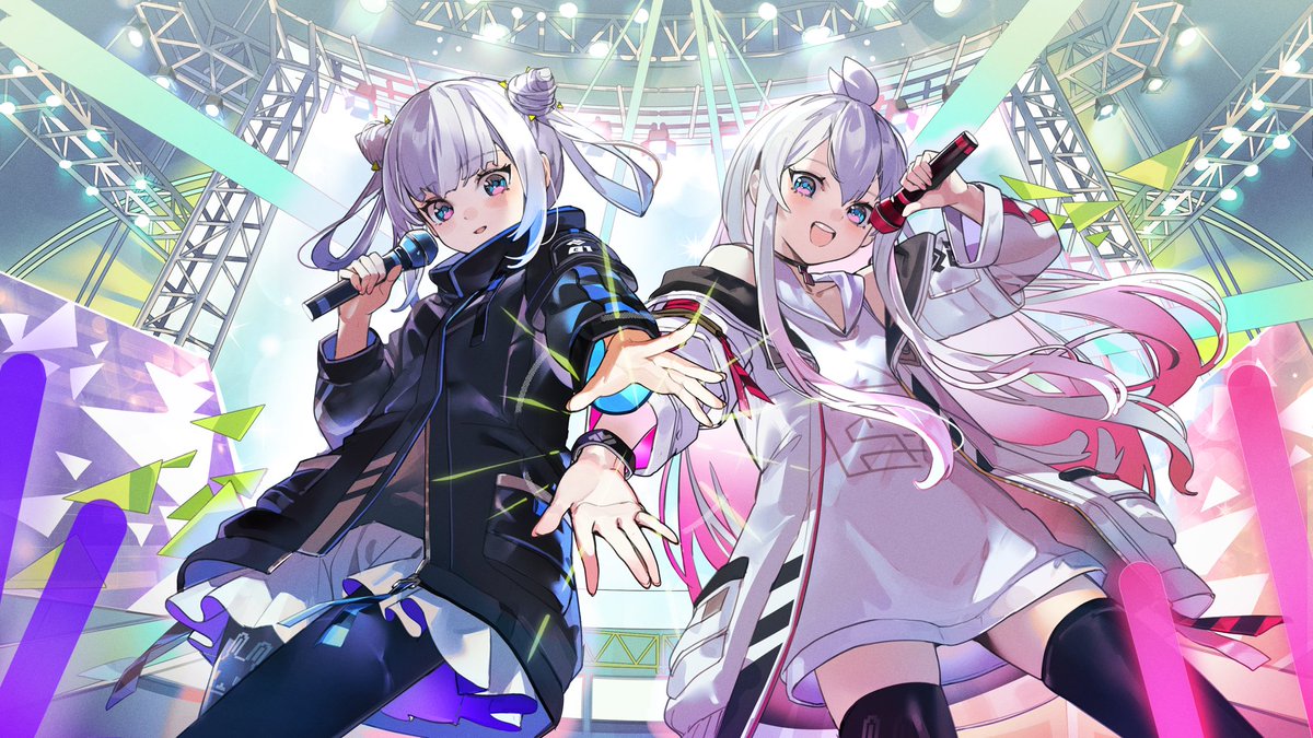 「Tacitly()3周年記念おめでとうございます!ワンマンライブ用イラストを担当」|nik _ibi@イラスト投稿のイラスト