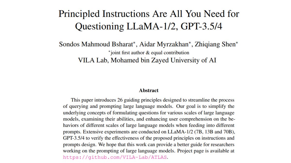 Supercharge your ChatGPT prompts Here are 26 Prompt Principles (backed ...