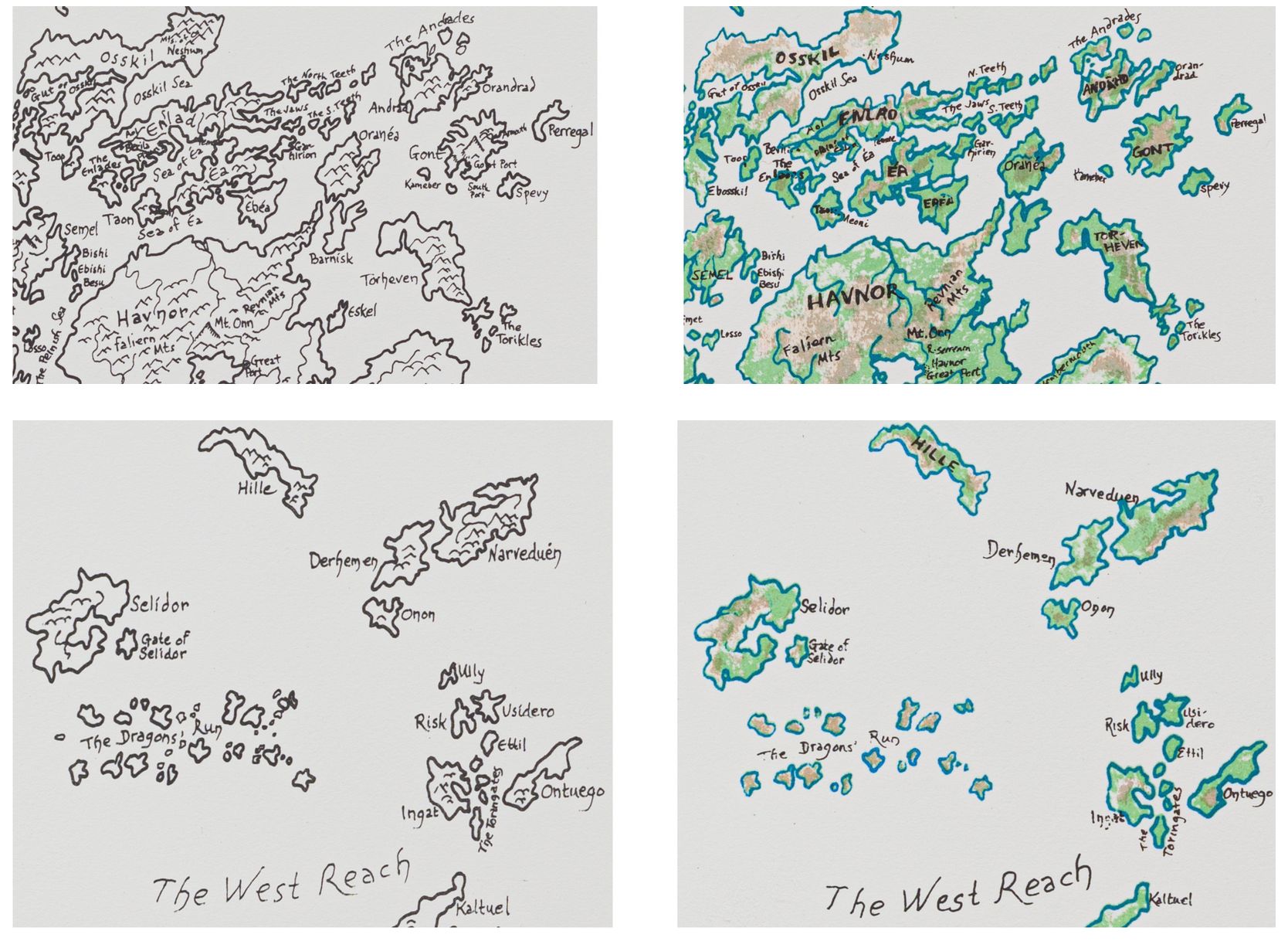 Earthsea Map Cartography — Portfolio