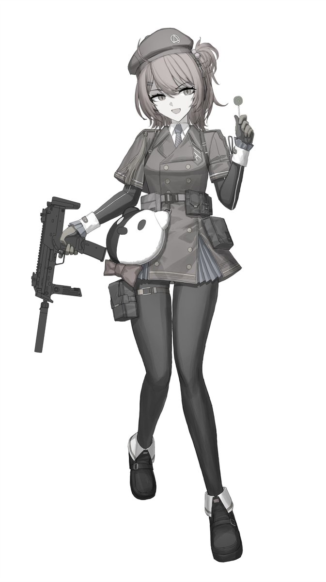 ドルフロ #GFL2 아침을 여는 치타 명암깔기;;;;;;;;;;;;;;」|척탄병_Grenadierのイラスト