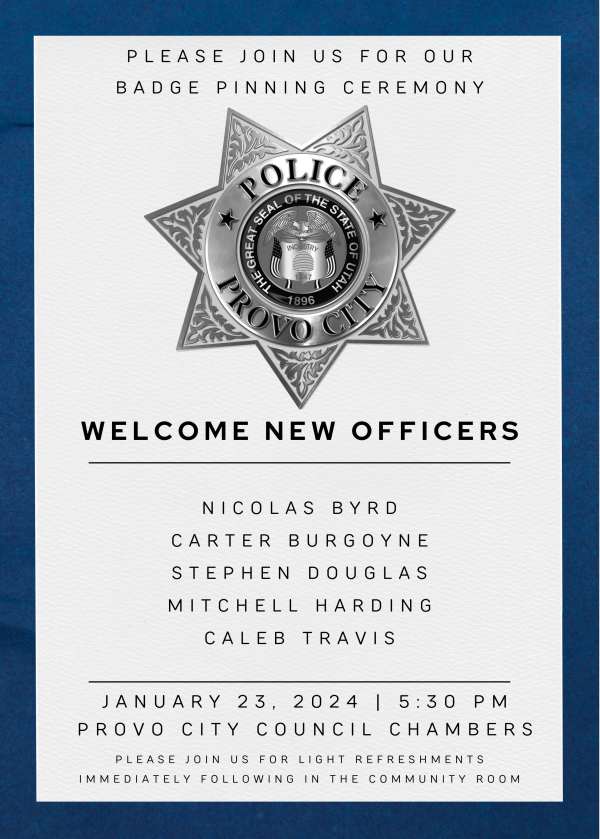 Pinning Ceremony Announcement Template Light Sky Blue Simple