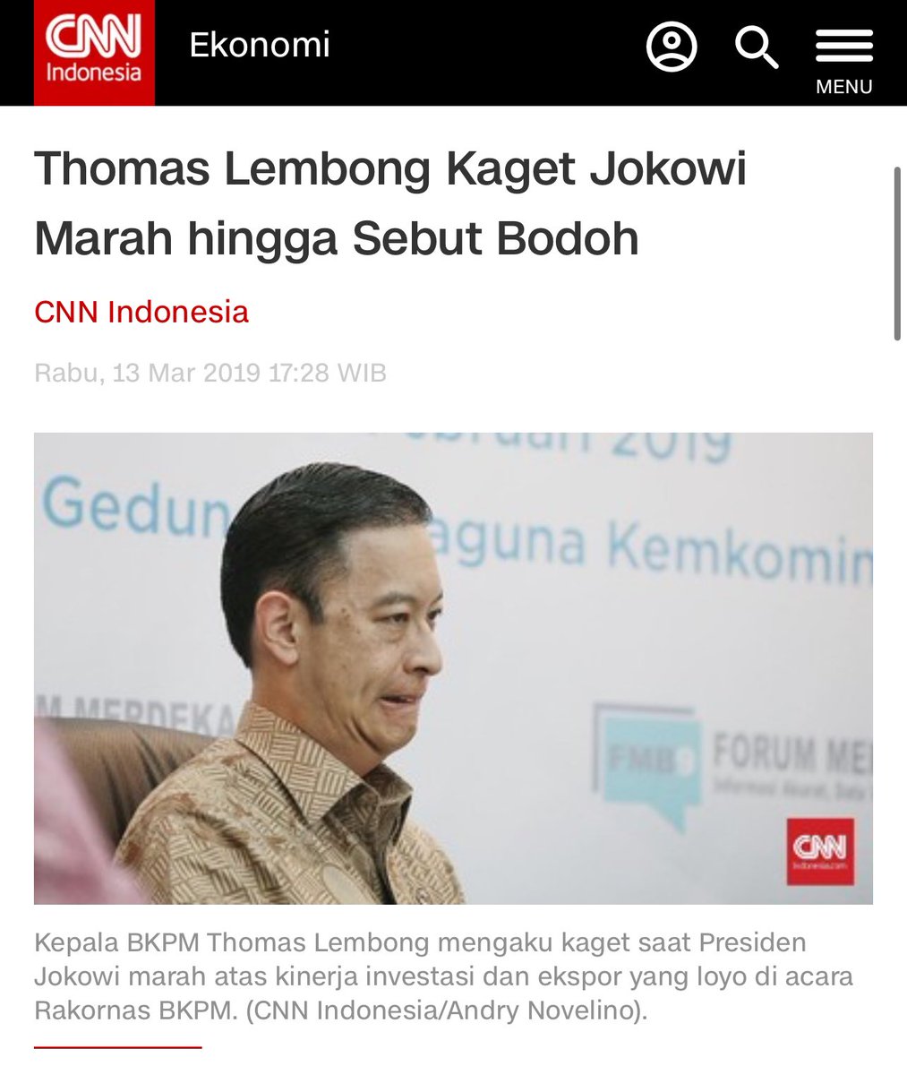 Tom Lembong overrated amat. Pada gak tau sebapuk apa doi tiap dikasih ...