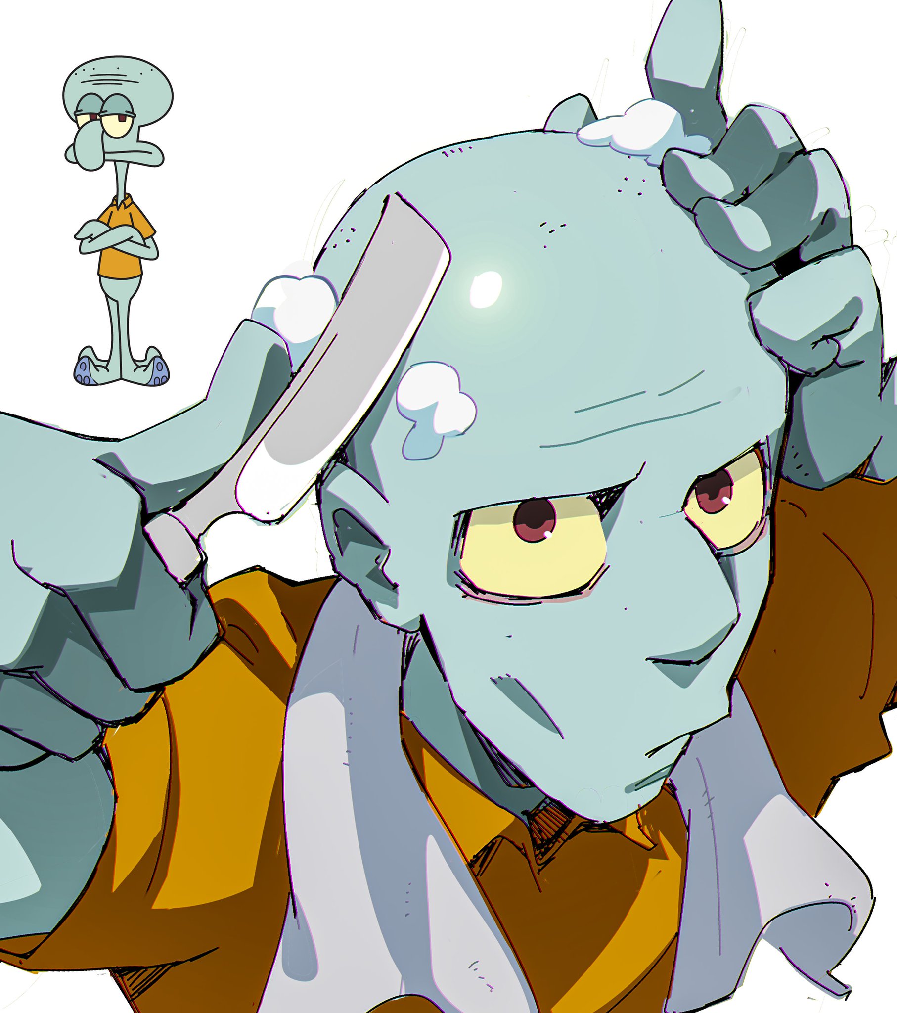Squidward Og Spongebob Anime Squidward Quincy Tentacles SpongeBob