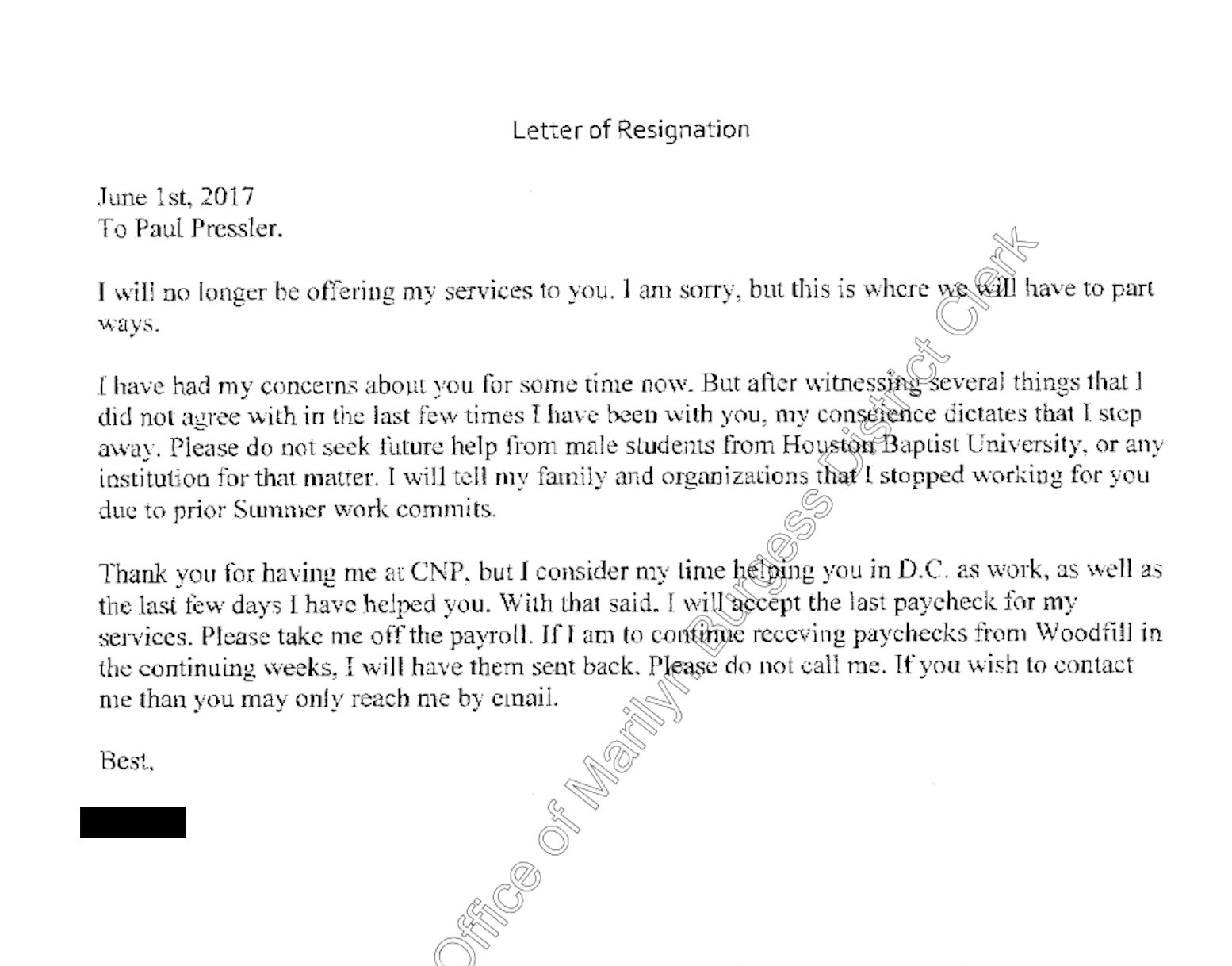 Lawyer Resignation Letter Voluntary Resignation Of Attorney Lawrence