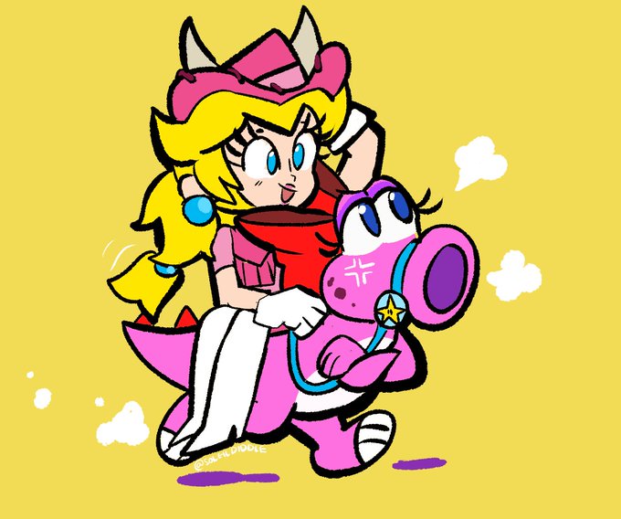 「princess peach blue eyes」Fan Art(Latest)