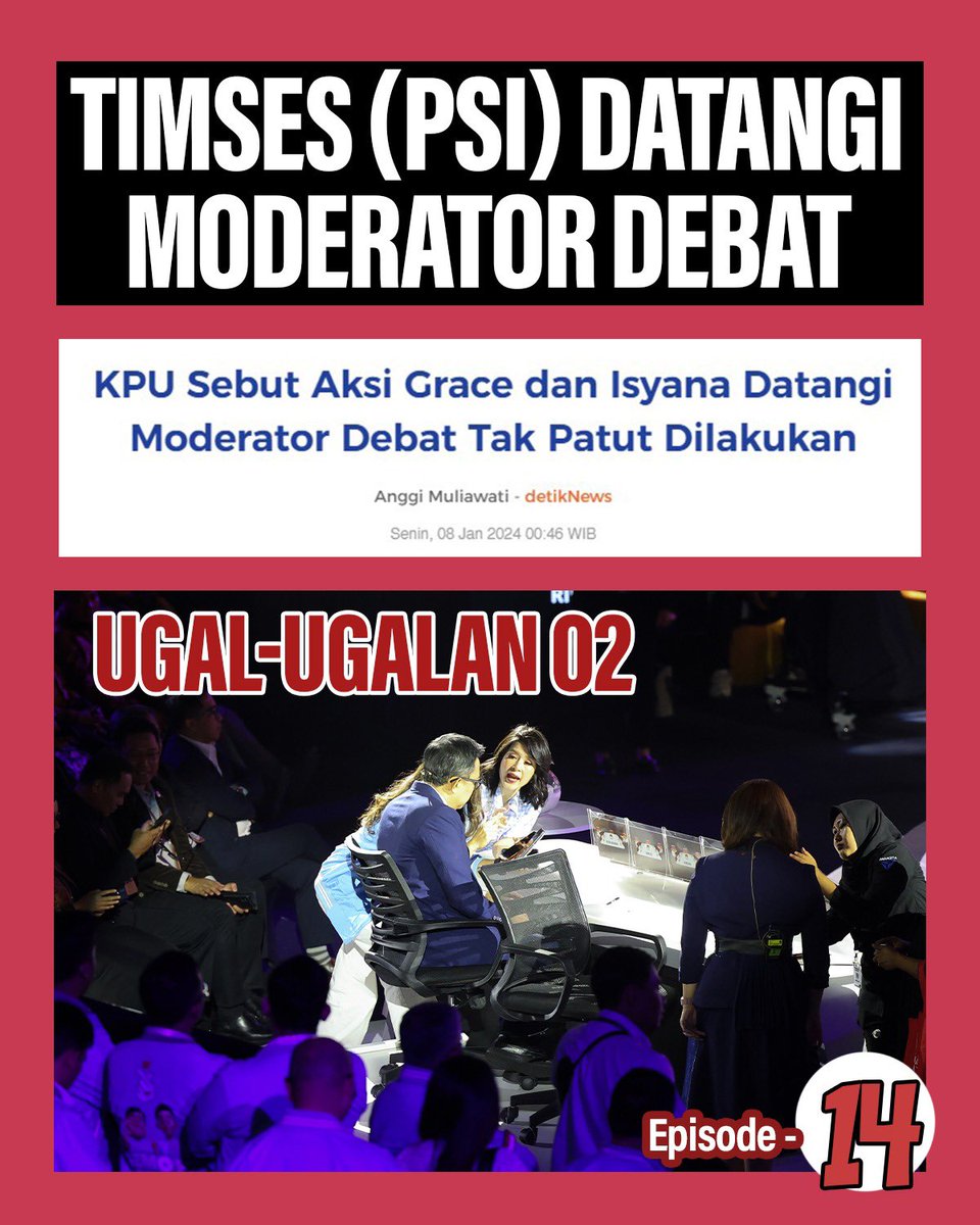 Sebenarnya sih nggak pengen julid-julid banget ke paslon sebelah, tapi kok lama-lama nggak sadar ...