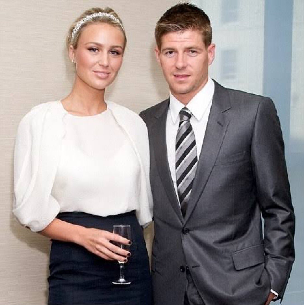 Steven Gerrard And His Wife Rangers Boss Steven Gerrard Wishes Wife