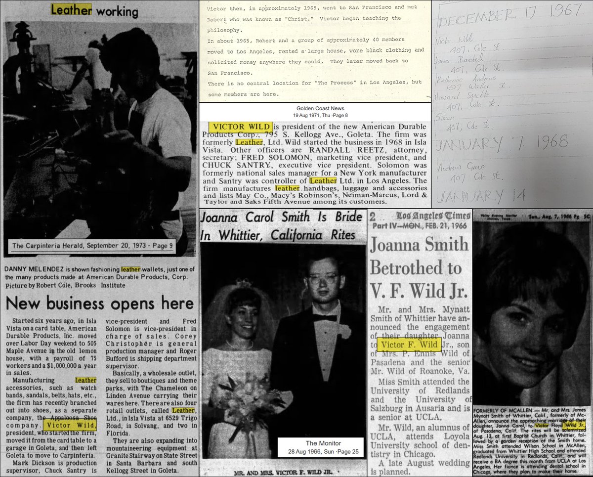 Looks like Brother/Father Ely/Eli AKA Victor F. Wild Jr. had some solid ...