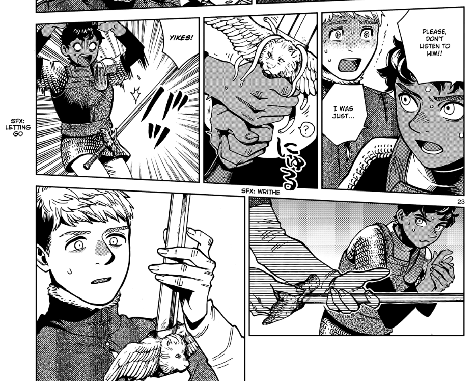 「shuro falling in love with falin because she was admiring so」dungeon ...