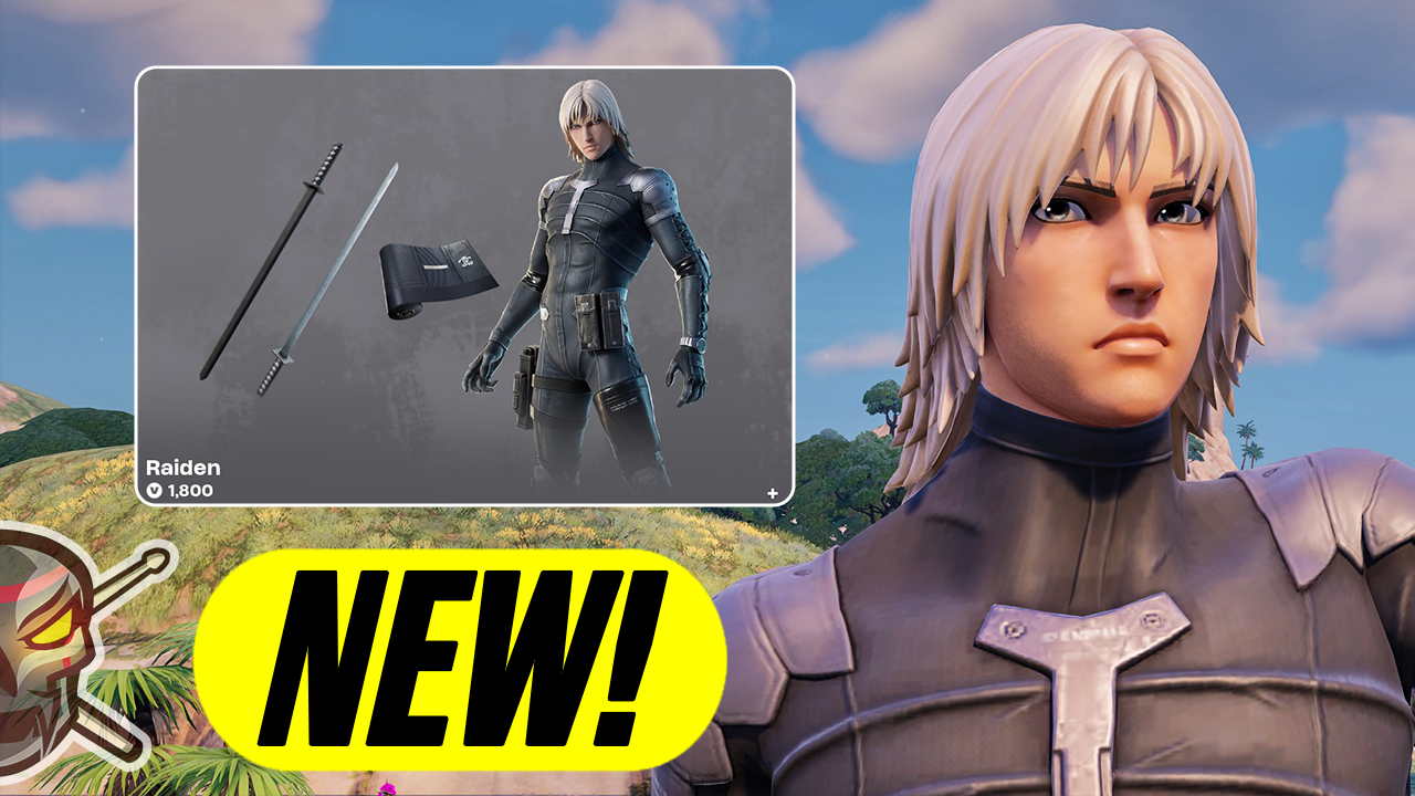Metal Gear Solid Raiden Solid Snake Drops Into Fortnite, But Raiden Is