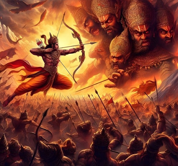 After 14 yrs of exile, when Shri Ram came back to Ayodhya, a sage came ...