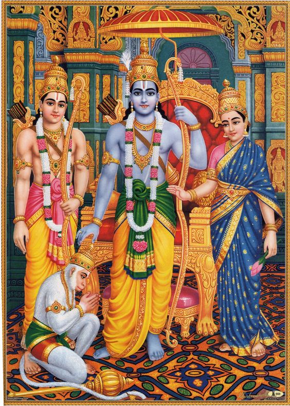 After 14 yrs of exile, when Shri Ram came back to Ayodhya, a sage came ...