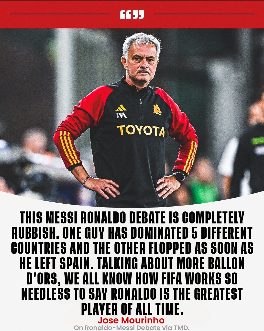 Jose Mourinho And Messi