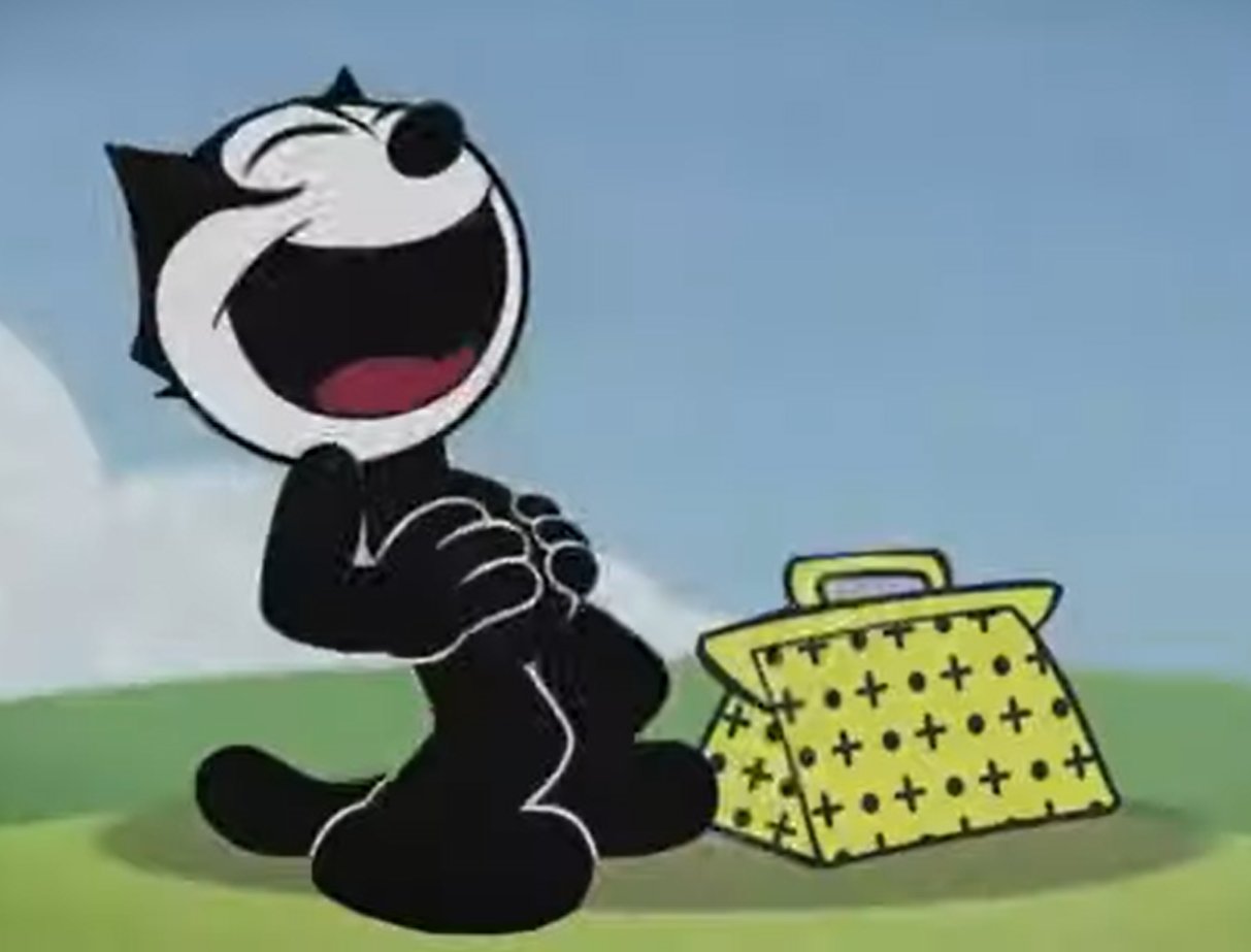 Felix The Cat Laughing
