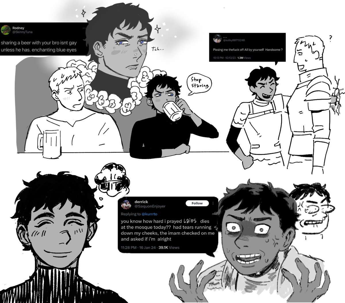 「New post is up」братан🌻の漫画