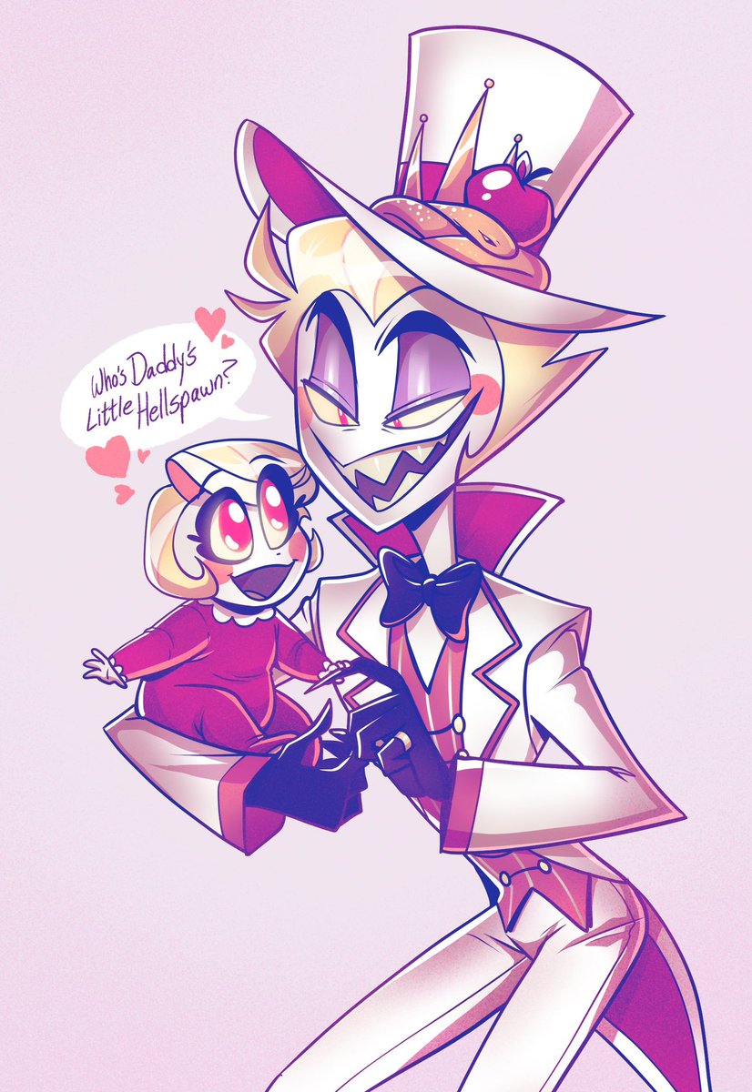 「A bunch of my old lucifer art #HazbinHo」|Madelezabeth Artsのイラスト