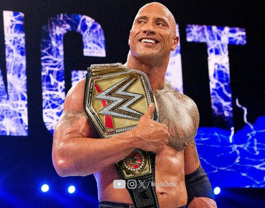 World Heavyweight Champion The Rock The Rocks New Belt Just Came In