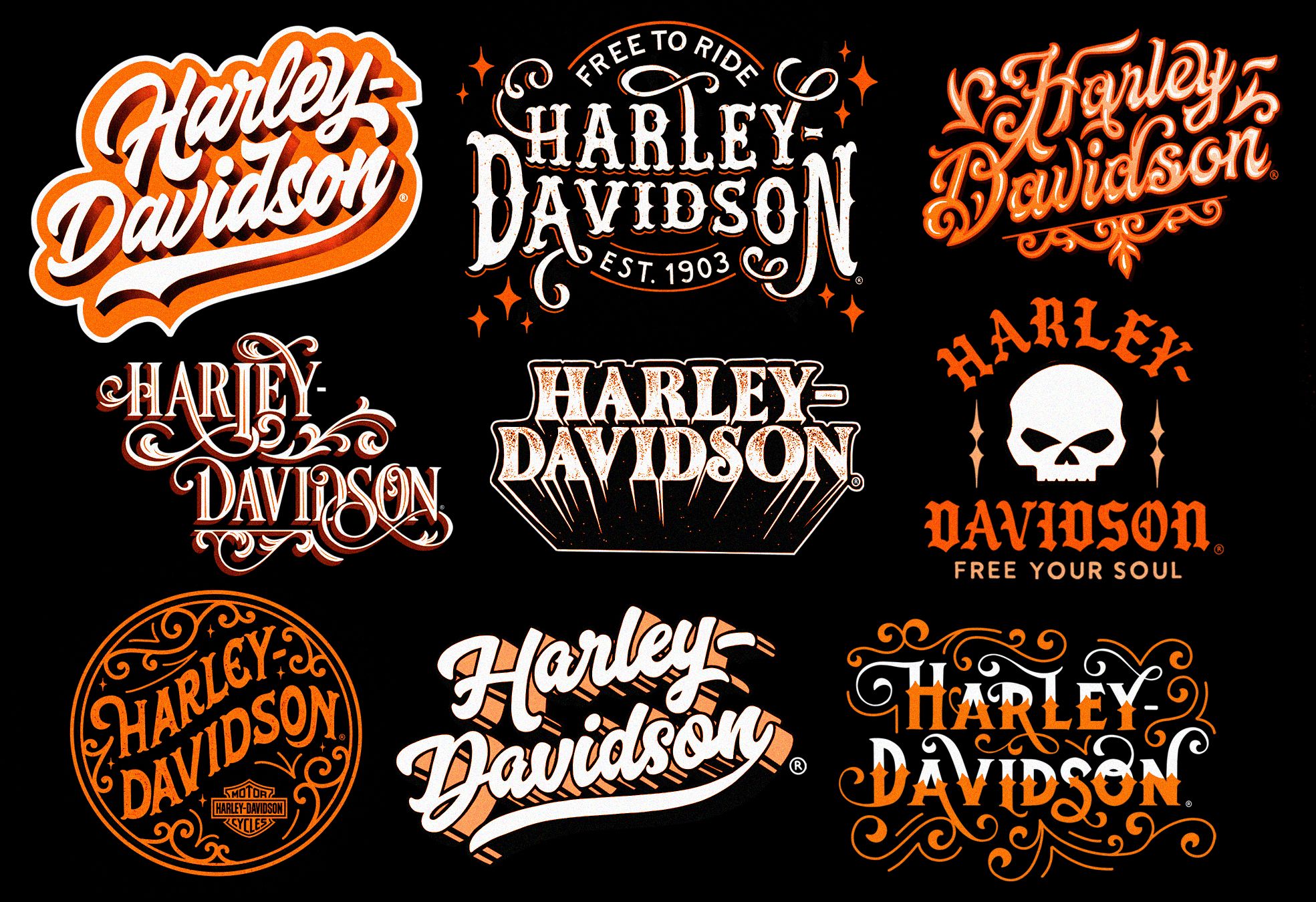 Harley Davidson Fonts Photographs Harley Davidson Sign Hi Res Stock