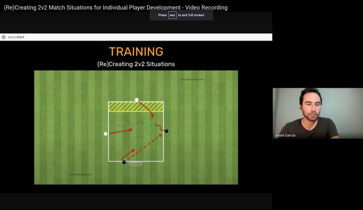 Football boils down to the small-sided versions of the game: micro 2v2 situations. If we truly ...