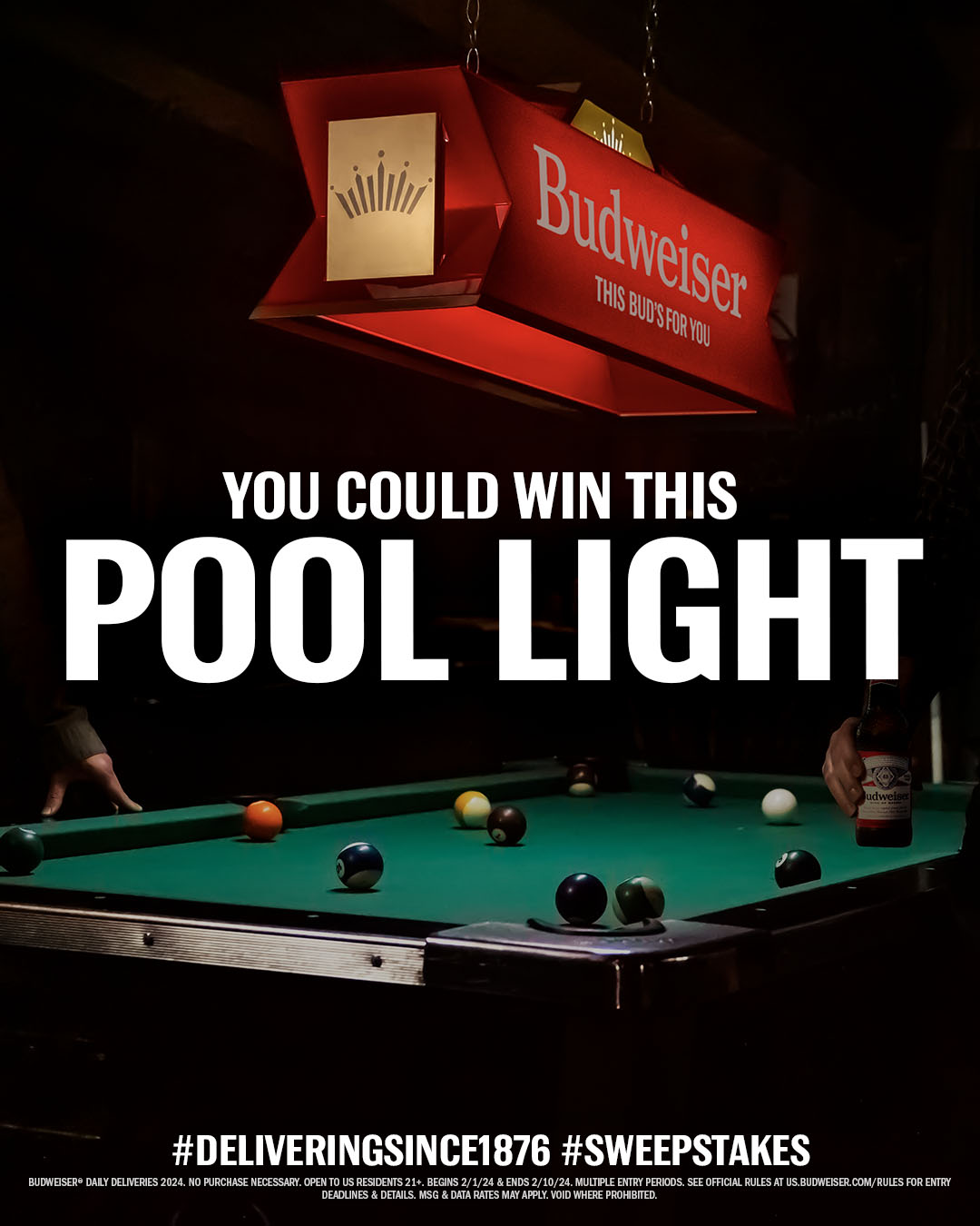 Budweiser Billiard Light