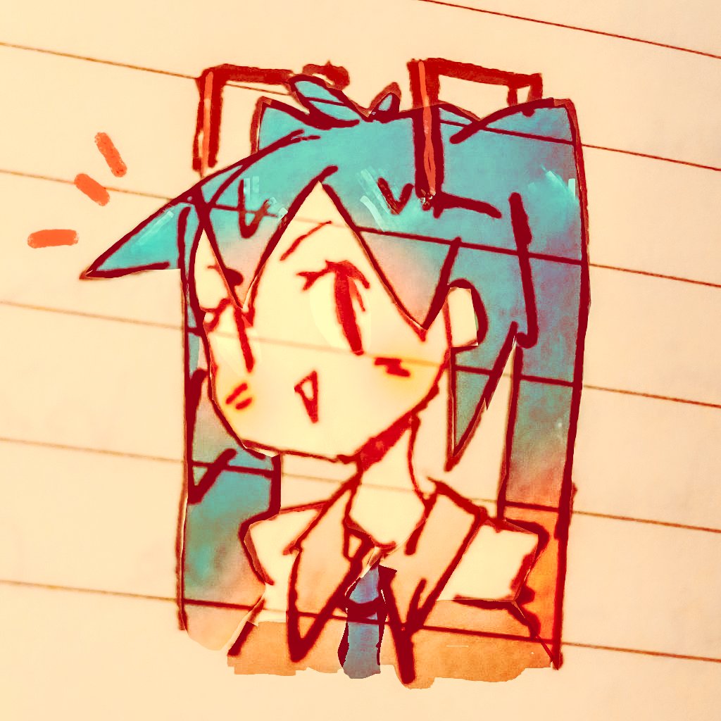 初音ミク 「 」|meekieのイラスト