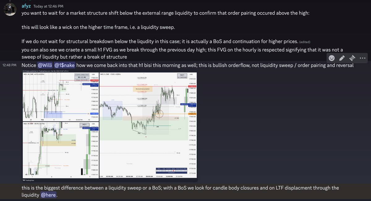 Reversals vs Structural Continuations 🧵 - Thread from Afyz @XYJtrades ...