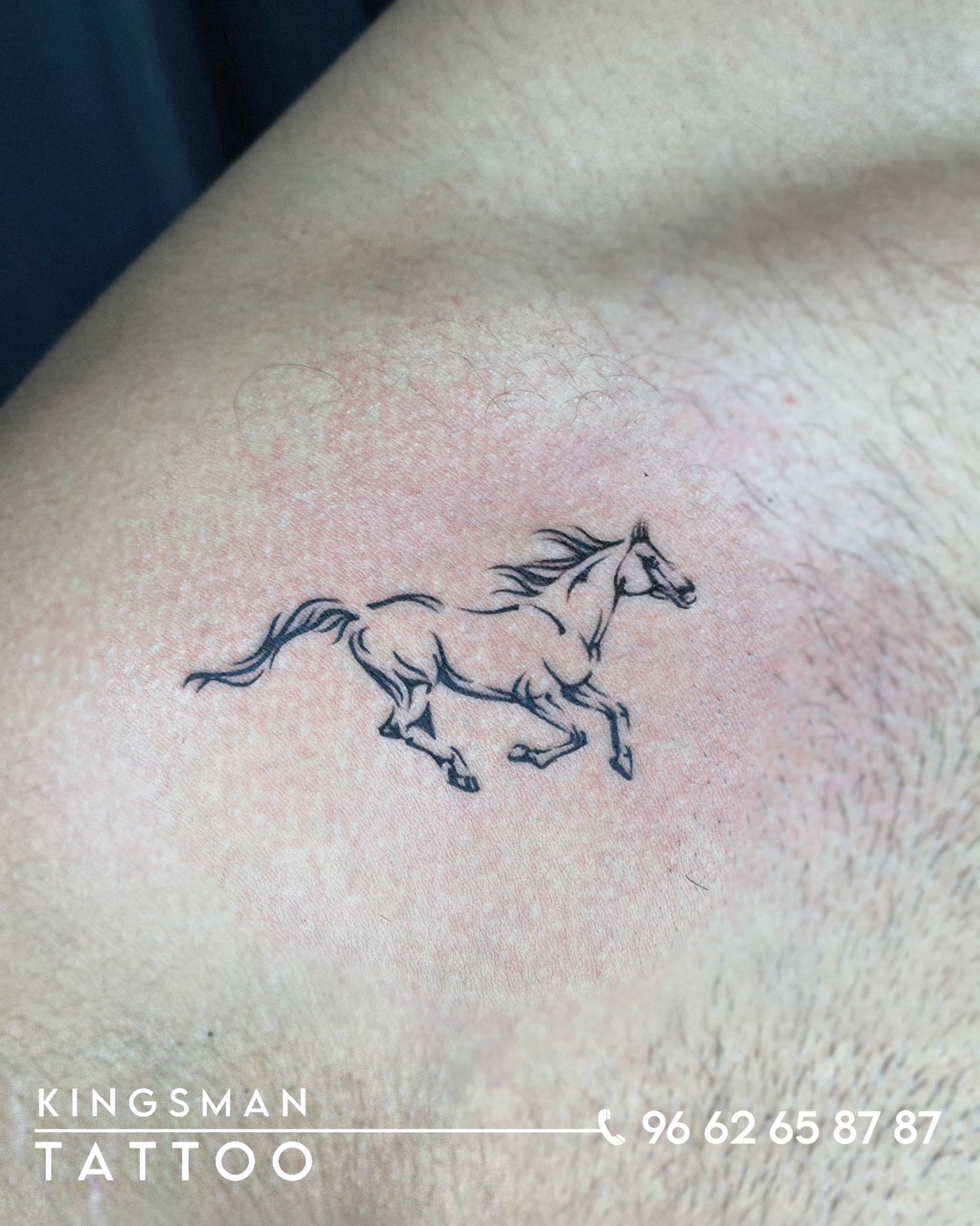 Simple horse tattoo ideas - Bronctattooaus.com