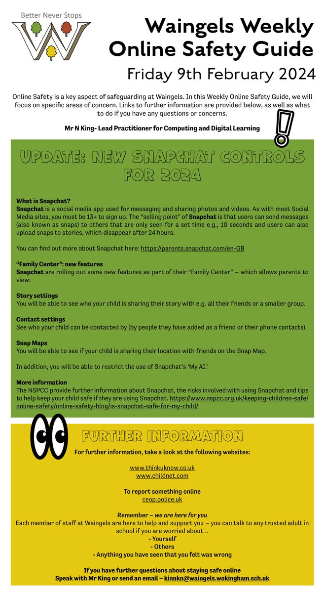 Sixth Form 2024 Enrolment - Waingels College