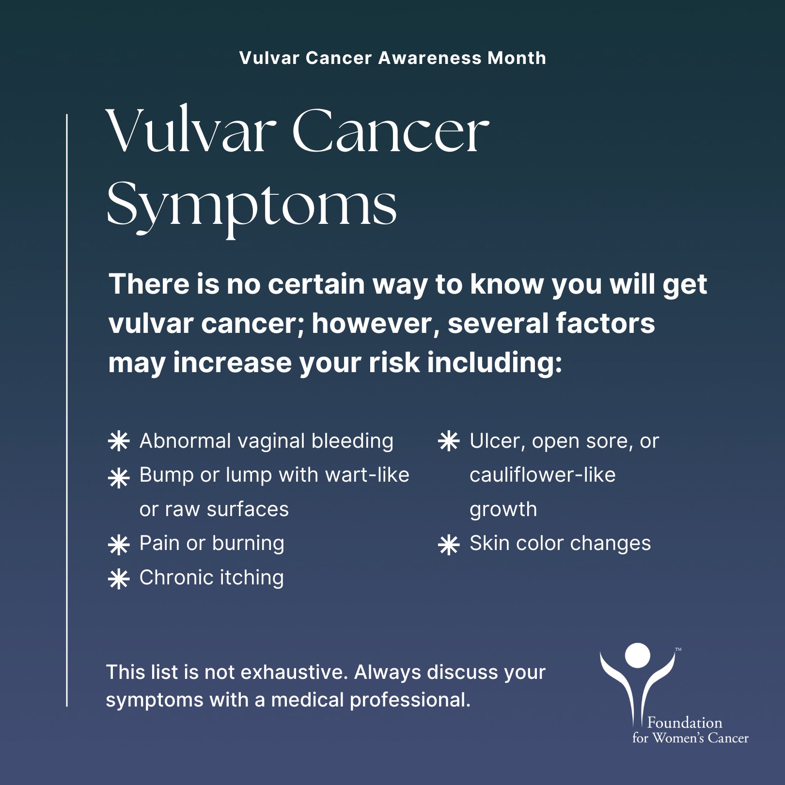 Vulvar Cancer Early Stages Signs And Symptoms Of Cervical Cancer