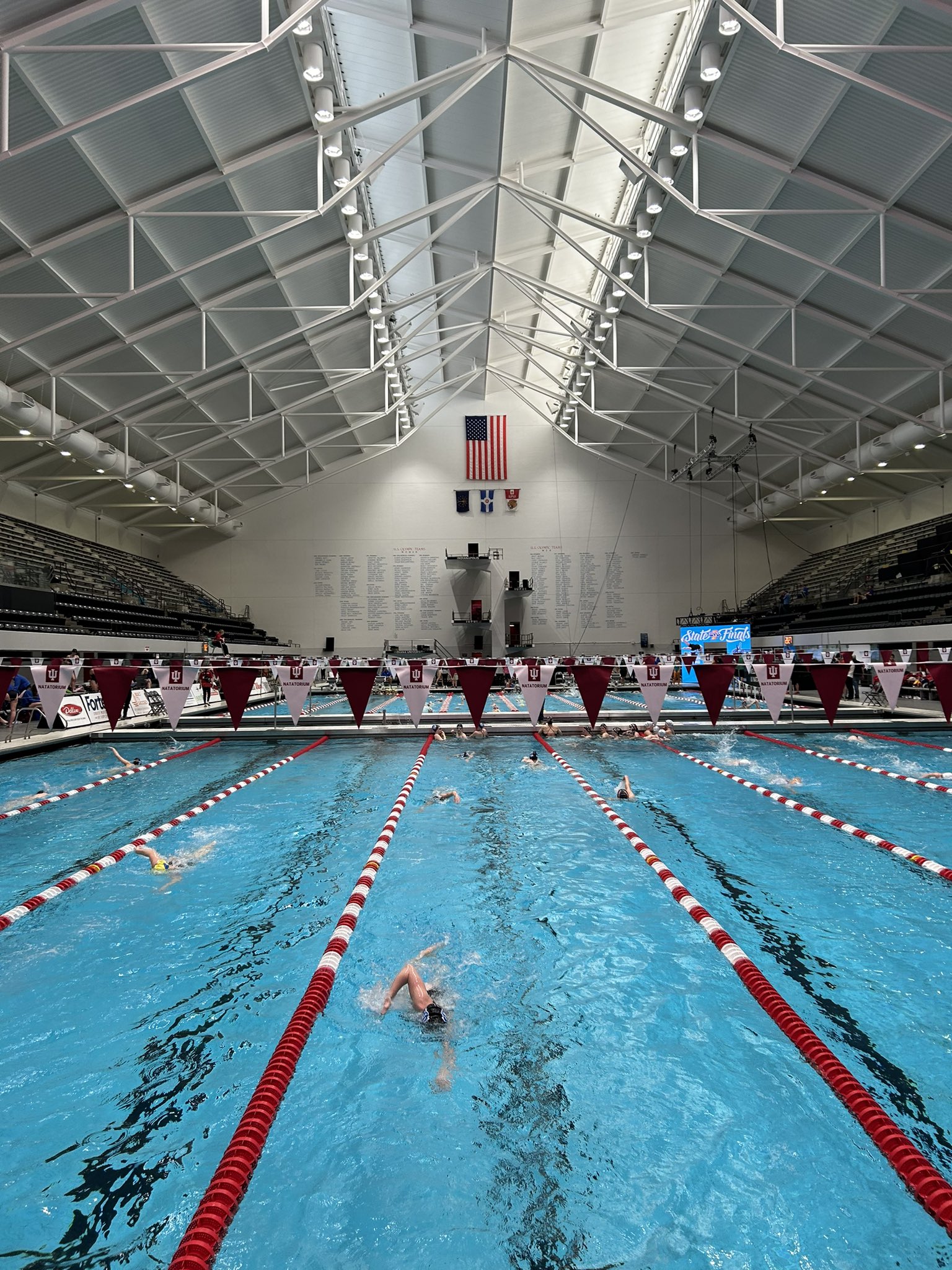 Indiana University Natatorium Quadcopter Shoot IUPUI Natatorium HD